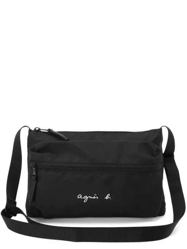 AGNES B. Logo-print Shoulder Bag