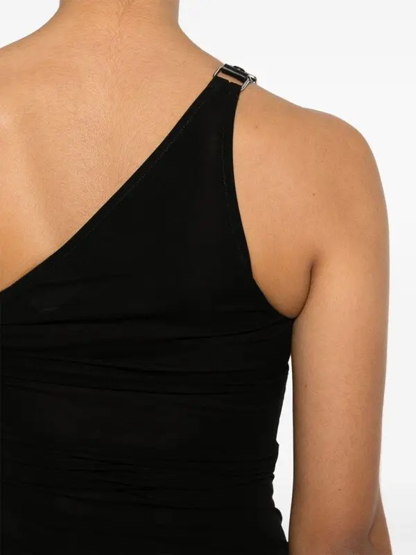 COURREGES Asymmetric Gathered Dress