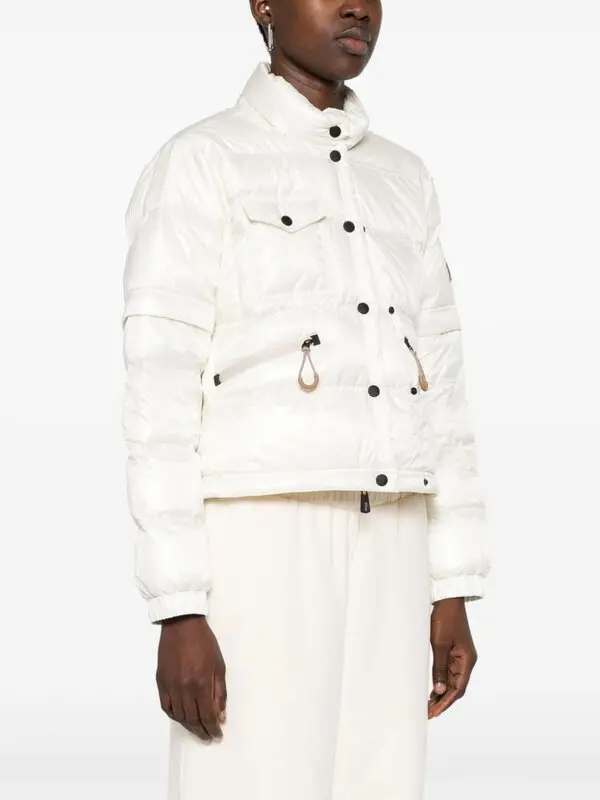 Moncler Mauduit Quilted Puffer Jacket - White | Editorialist