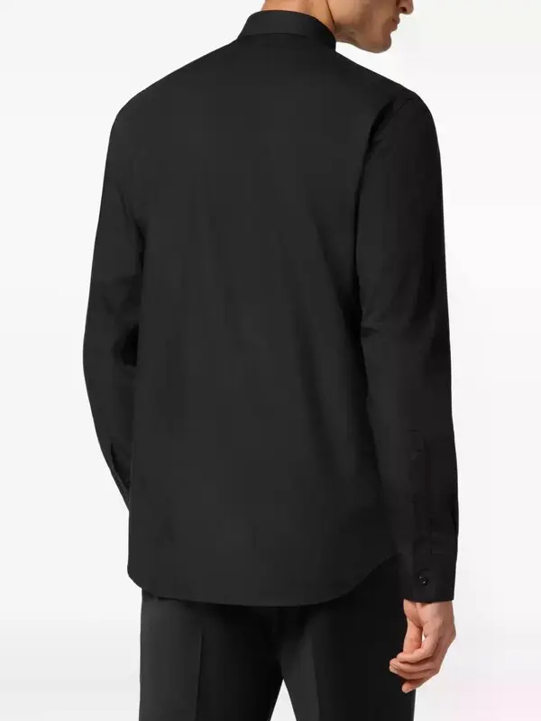 Philipp Plein Sugar Daddy Rhinestone-embellished Shirt - Black