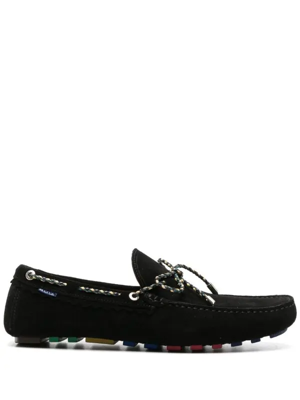 Paul Smith Springfield Suede Boat Shoes - Black