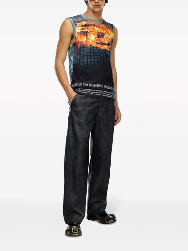DIESEL® Biscoup Cotton Tank Top