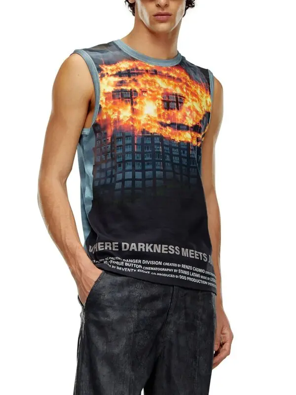 DIESEL® Biscoup Cotton Tank Top