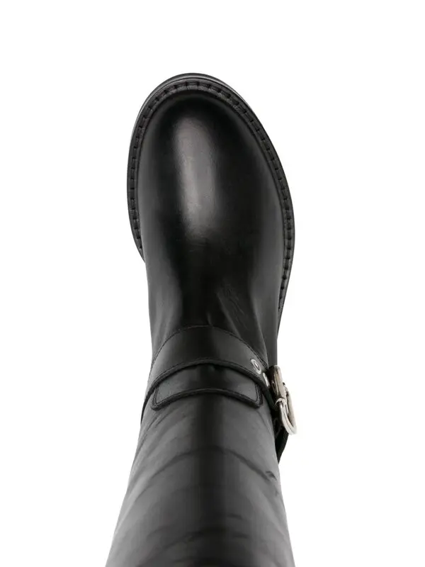 VIA ROMA 15 Malibu Mid-calf Leather Boots