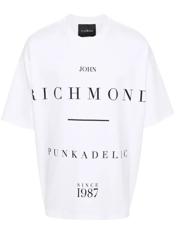 John Richmond Logo-print T-shirt - White