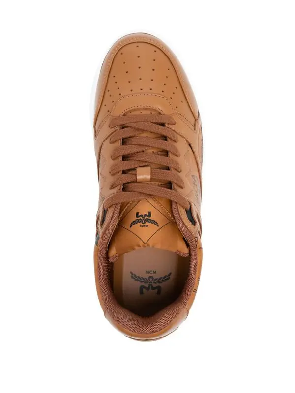 Mcm Neo Terrain Lo Canvas Sneakers - Brown