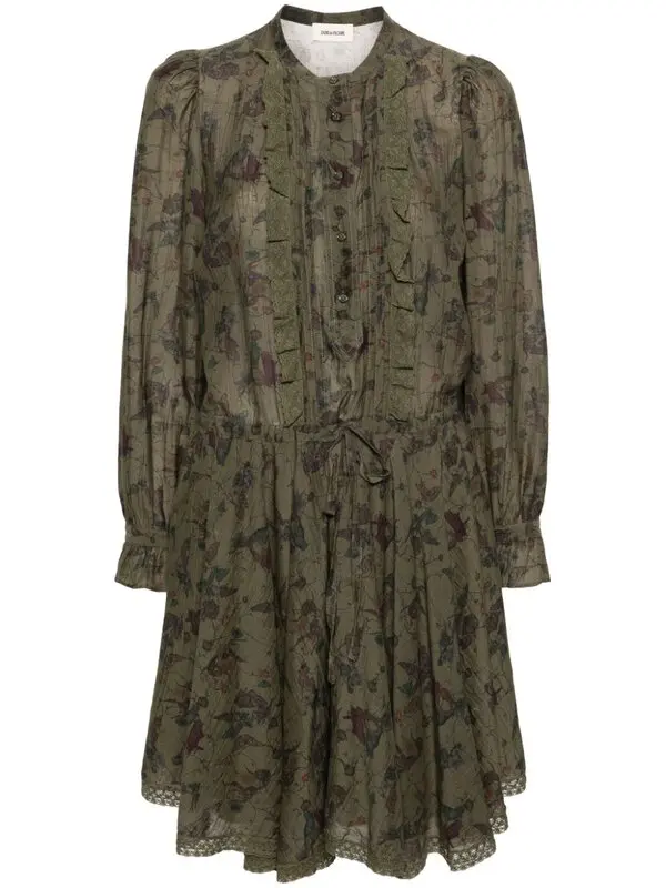Zadig&Voltaire Ranil Floral-print Mini Dress