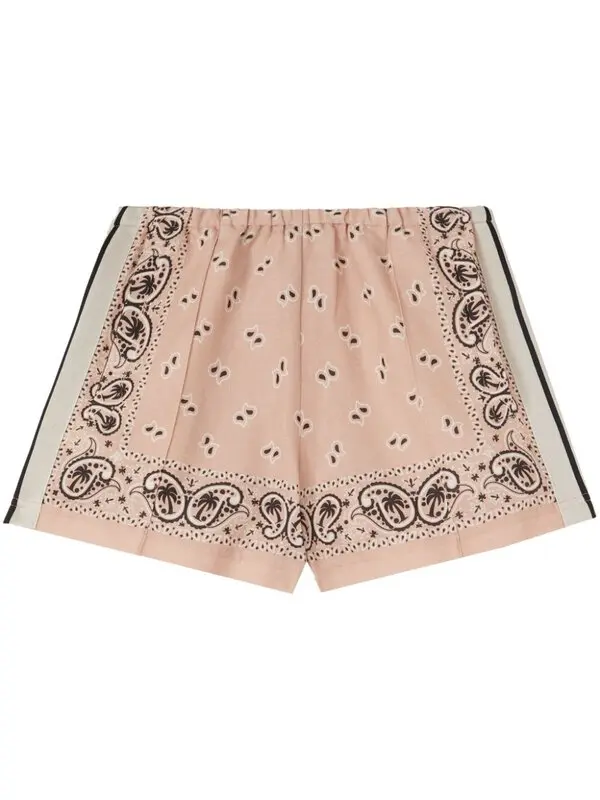 Palm Angels Paisley-print Track Shorts - Pink