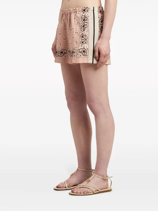 Palm Angels Paisley-print Track Shorts - Pink