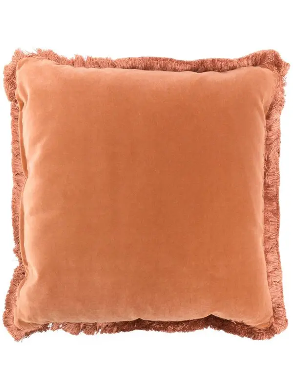 SOHO HOME Margeaux Velvet Cushion - Brown