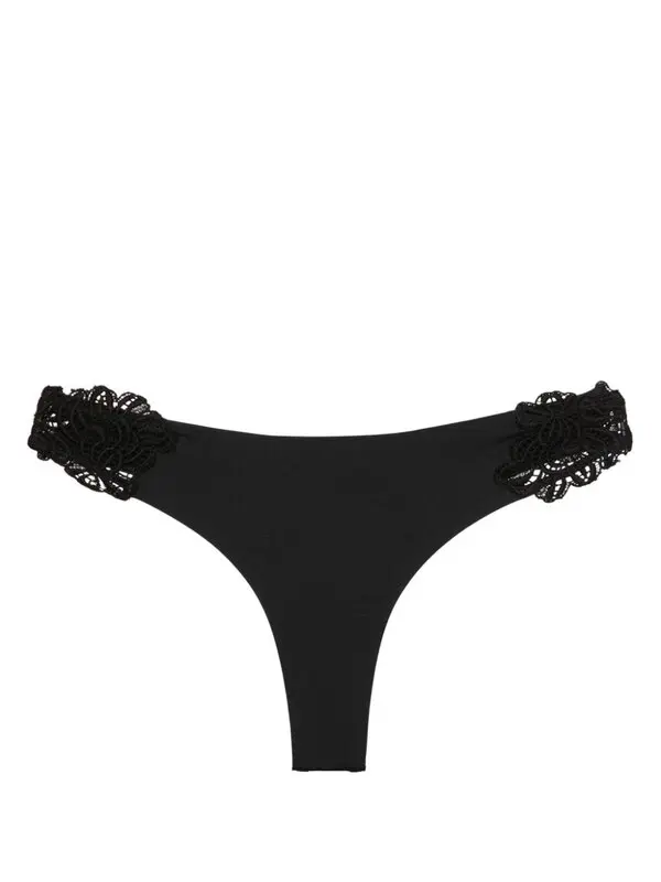 Ermanno Scervino Floral-lace Bikini Bottoms