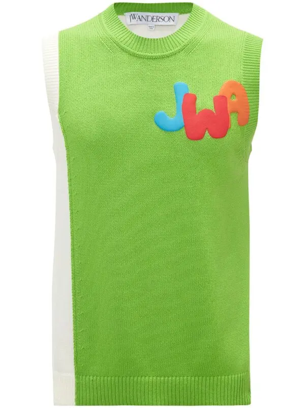JW Anderson Two-tone Knitted Vest
