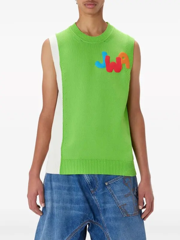 JW Anderson Two-tone Knitted Vest
