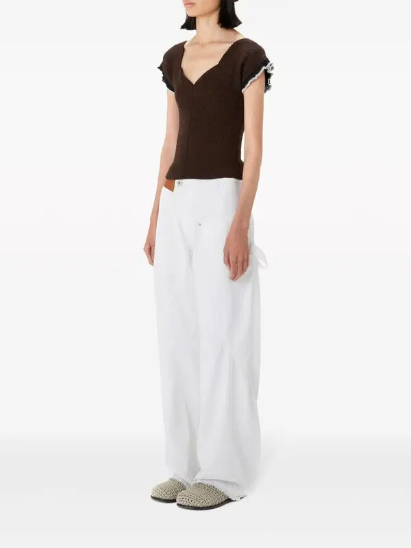 JW Anderson Twisted Wide Leg Jeans