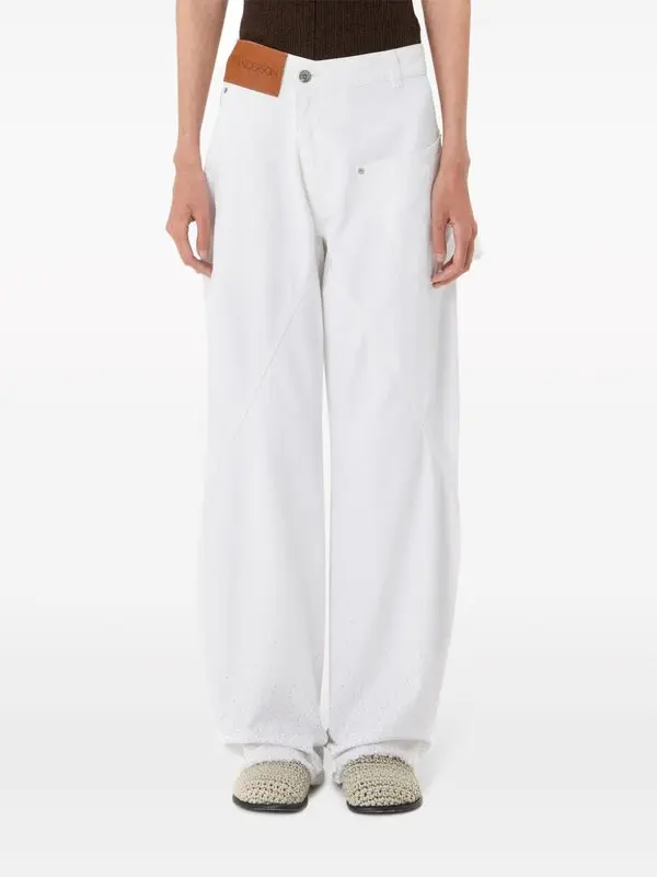 JW Anderson Twisted Wide Leg Jeans