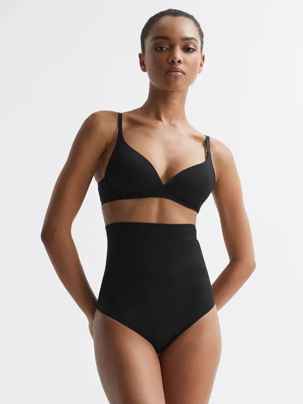 Spanx Firming High-waisted Thong - Black
