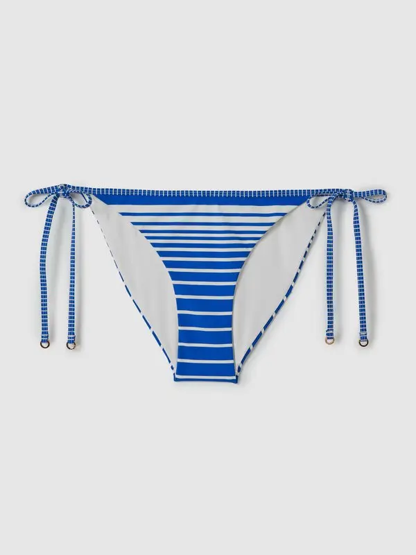 REISS Tilly Striped Bikini Bottom