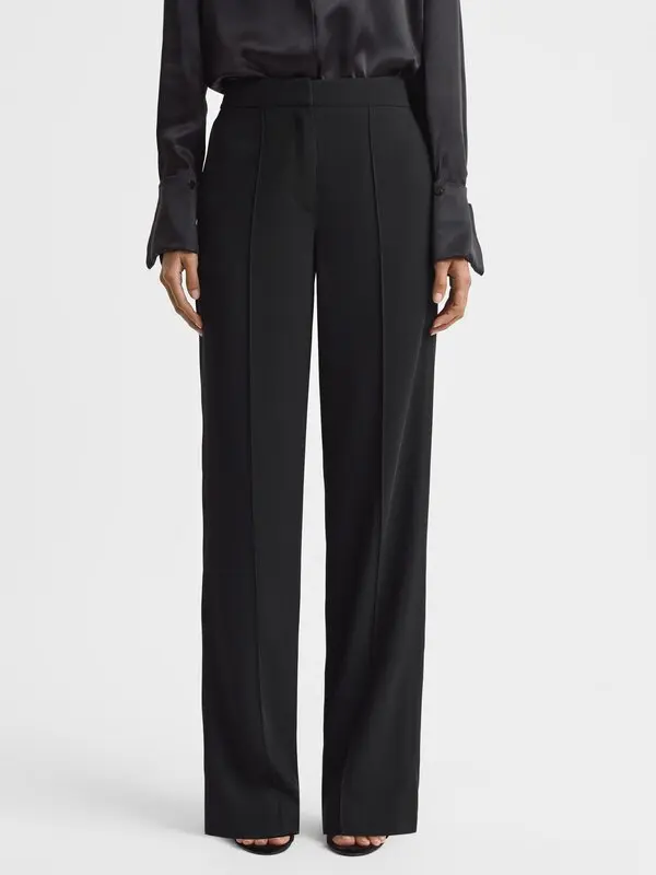REISS Aleah Wide Leg Trousers