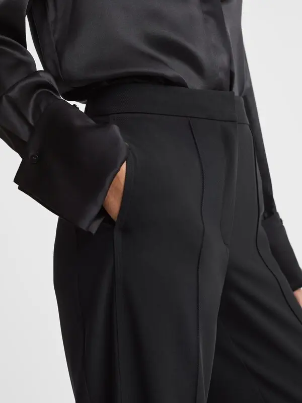 REISS Aleah Wide Leg Trousers