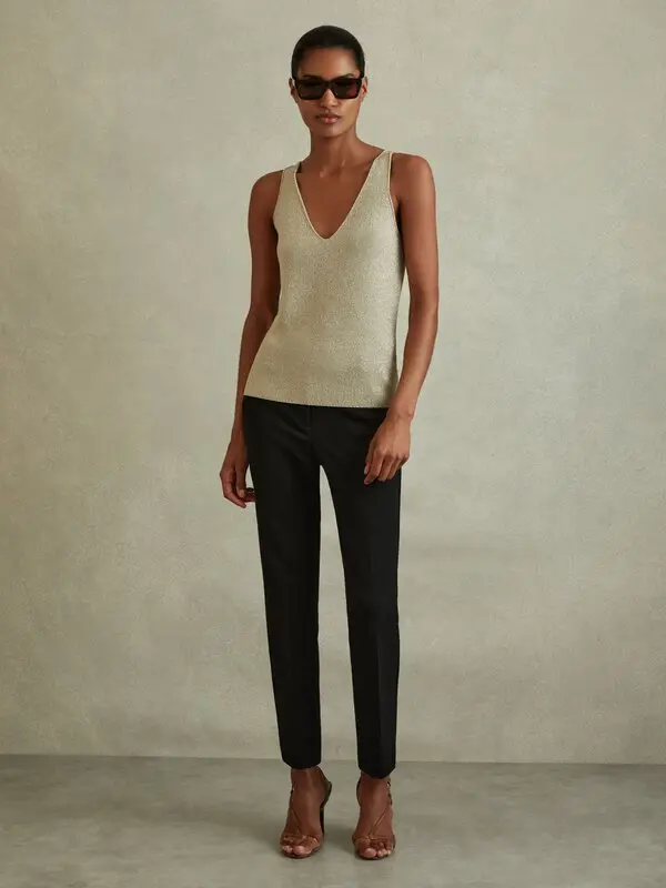 REISS Joanne Slim Fit Tailored Trousers