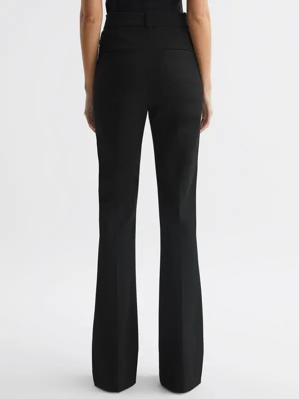 REISS Dylan Petite Flared High-rise Trousers
