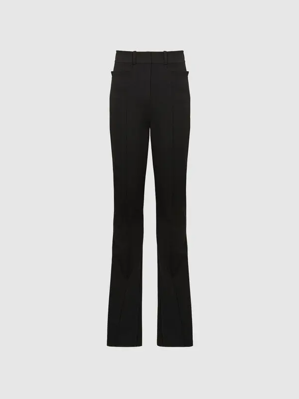 REISS Dylan Flared High Rise Trousers