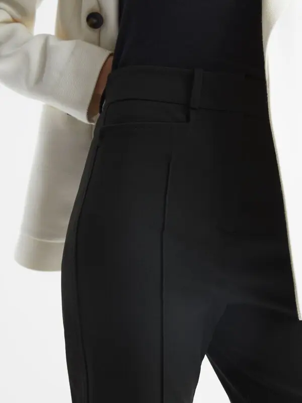 REISS Dylan Flared High Rise Trousers
