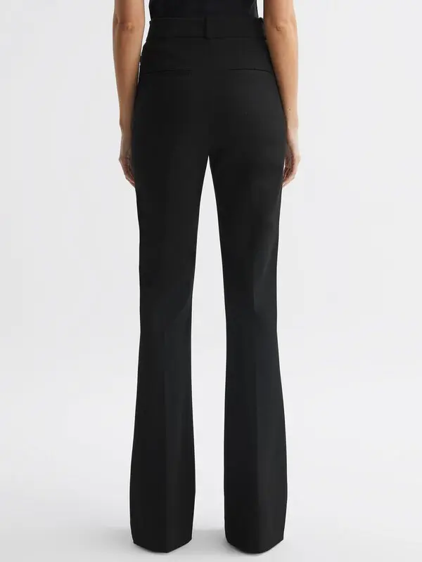 REISS Dylan Flared High Rise Trousers