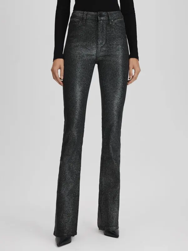 Paige Manhattan High-rise Trousers