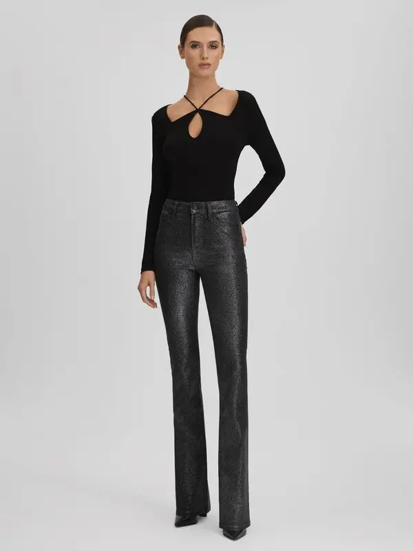 Paige Manhattan High-rise Trousers