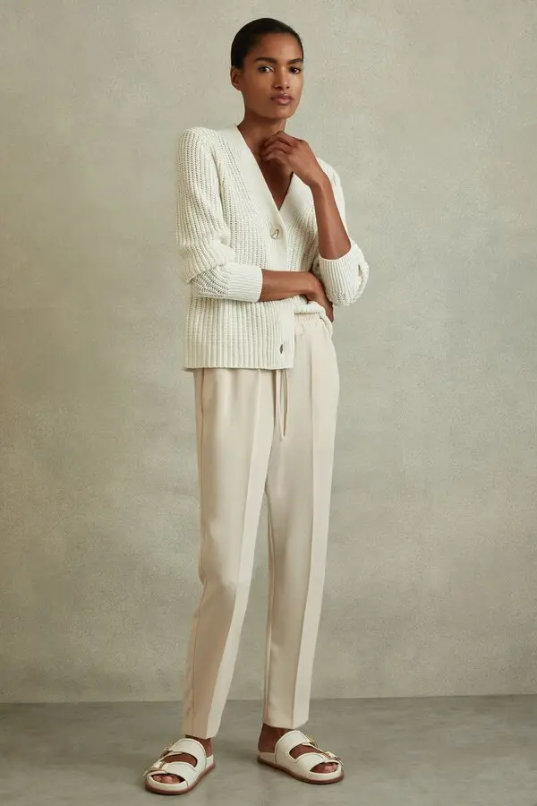 REISS Tapered Pull-on Trousers