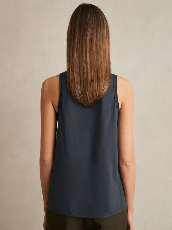 REISS Riley Silk-blend Vest
