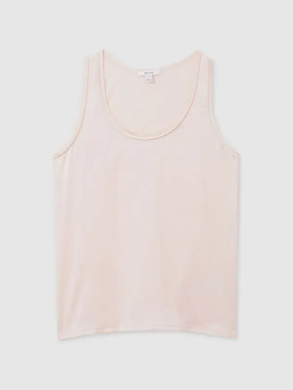 REISS Riley Silk-blend Vest