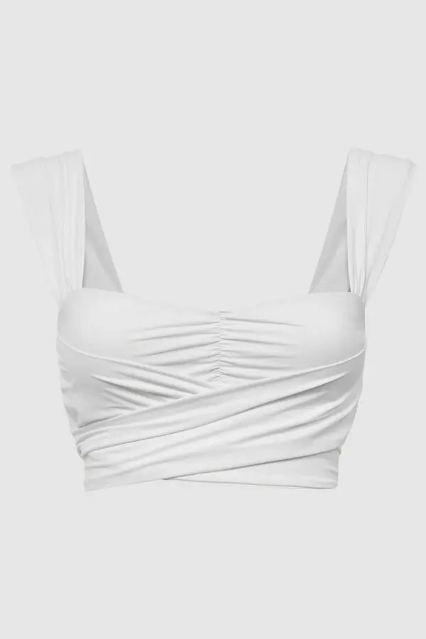 REISS Cristina Wrap Design Bikini Top