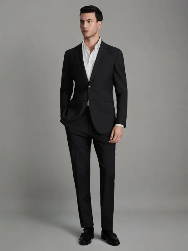 REISS Hope Slim-fit Wool-blend Single-breasted Suit Blazer