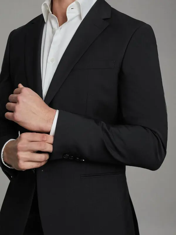 REISS Hope Slim-fit Wool-blend Single-breasted Suit Blazer