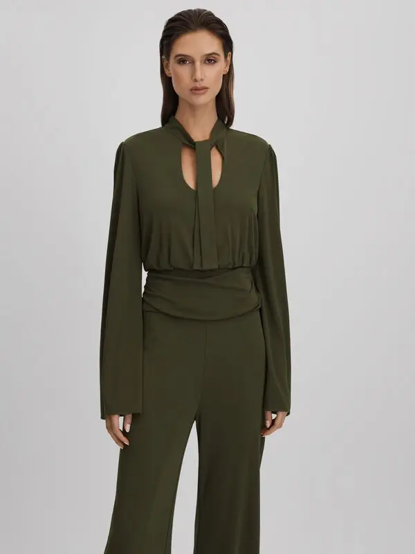 Halston Parris Wide Leg Jumpsuit