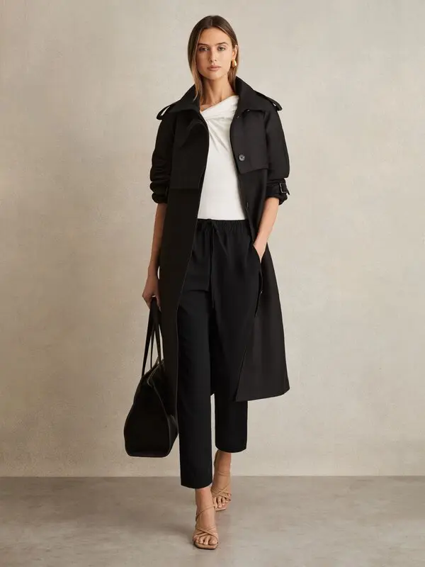REISS Tapered Pull-on Trousers