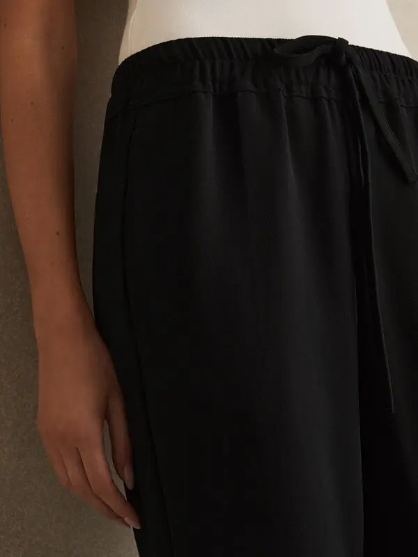 REISS Tapered Pull-on Trousers
