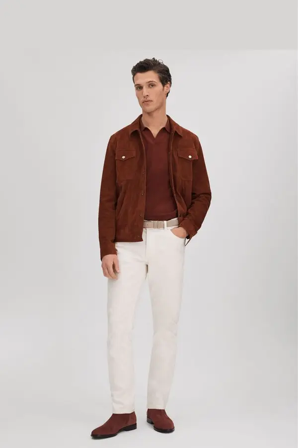 REISS Clay Suede Boots