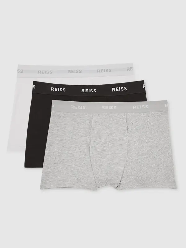 REISS Heller Three Pack Of Blend Boxers - Multi