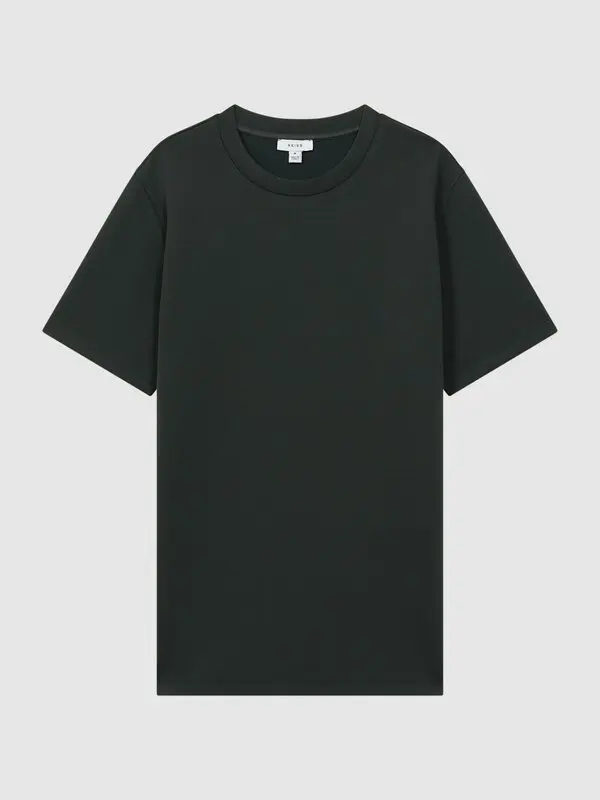 REISS Bradley Interlock Jersey Crew Neck T-shirt