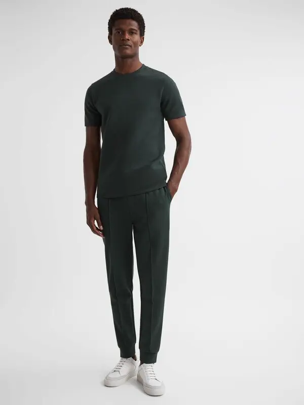 REISS Bradley Interlock Jersey Crew Neck T-shirt