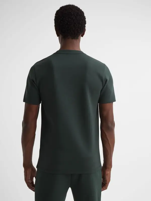 REISS Bradley Interlock Jersey Crew Neck T-shirt