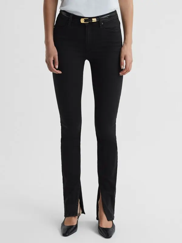 Paige Constance Slim Fit Split Hem Jeans