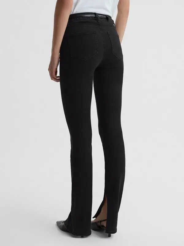 Paige Constance Slim Fit Split Hem Jeans