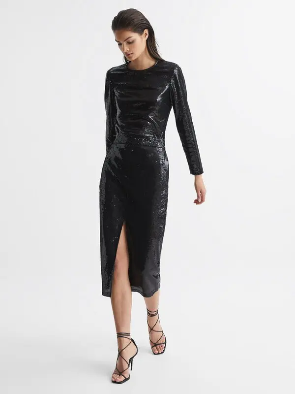 REISS Sequin Top