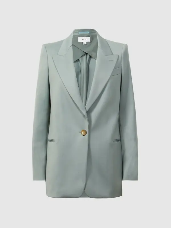 REISS Wool-blend Single-breasted Blazer