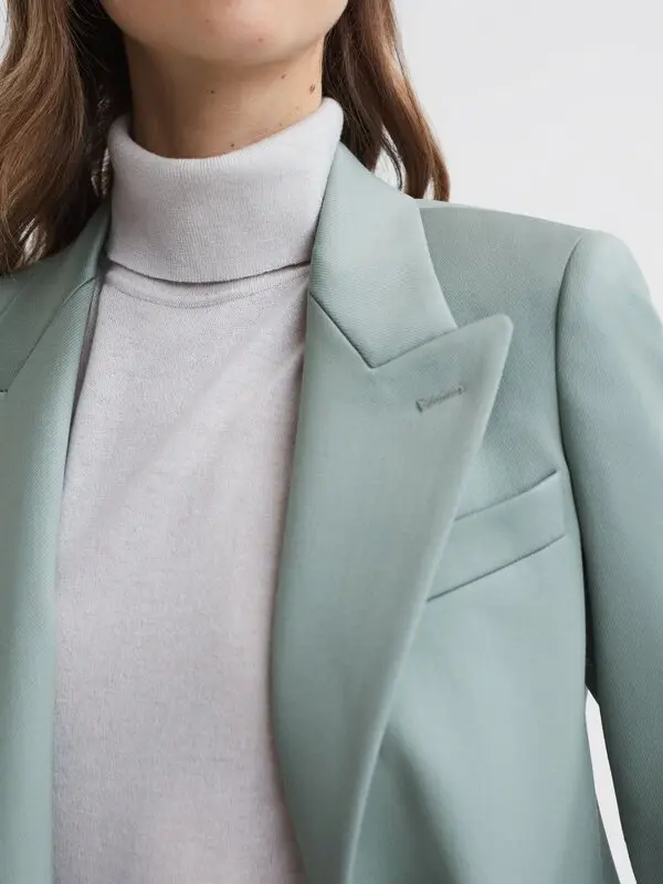 REISS Wool-blend Single-breasted Blazer