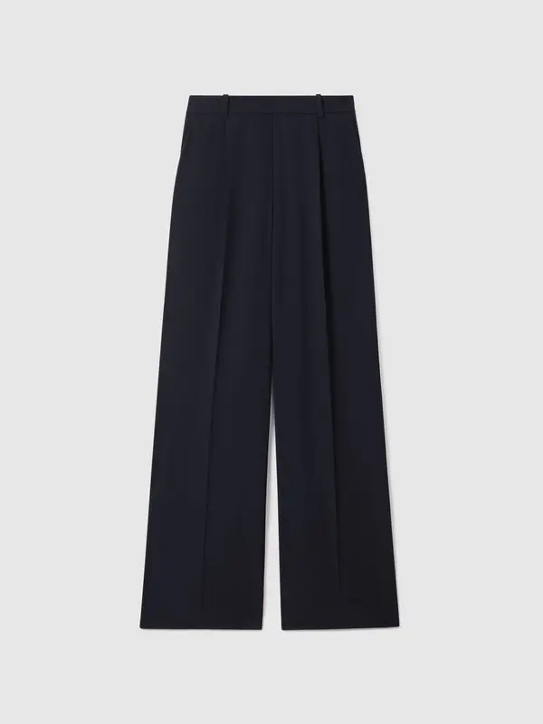 REISS Eden Petite Trousers - Navy
